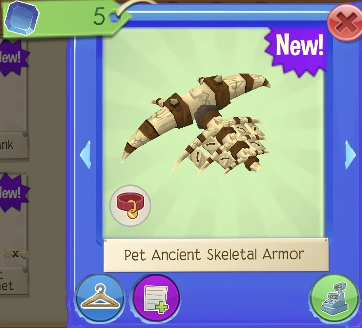 Pet Ancient Skeletal Armor | Animal Jam Wiki | Fandom
