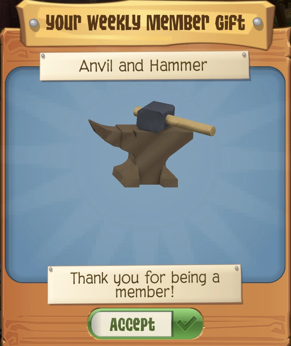 Anvil and Hammer | Animal Jam Wiki | Fandom