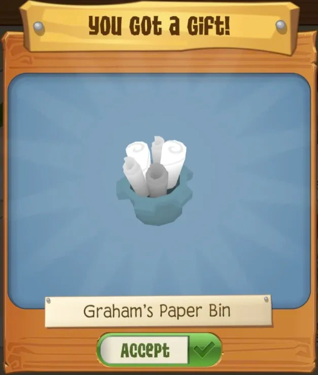 Graham's Paper Bin | Animal Jam Wiki | Fandom