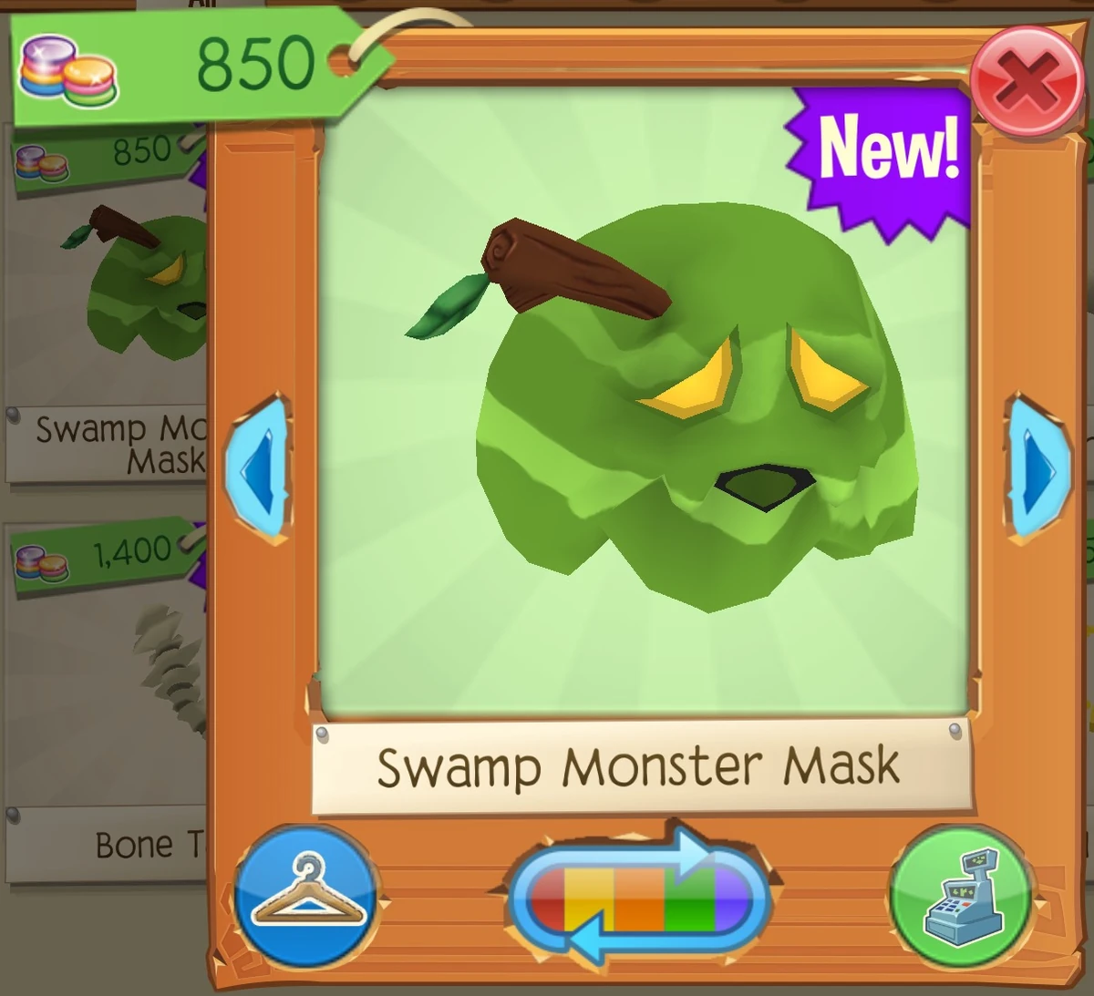 Swamp Monster Mask | Animal Jam Wiki | Fandom