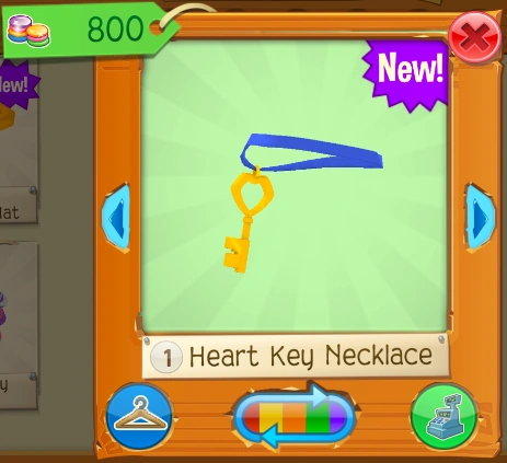 Heart Key Necklace | Animal Jam Wiki | Fandom