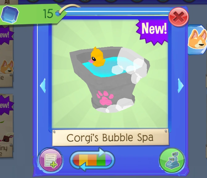 Corgi's Bubble Spa | Animal Jam Wiki | Fandom