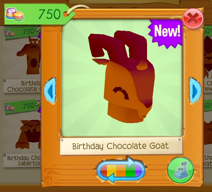 Birthday Chocolate Goat | Animal Jam Wiki | Fandom