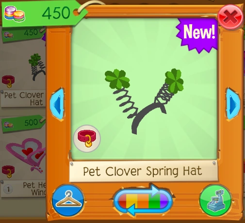 Pet Clover Spring Hat | Animal Jam Wiki | Fandom