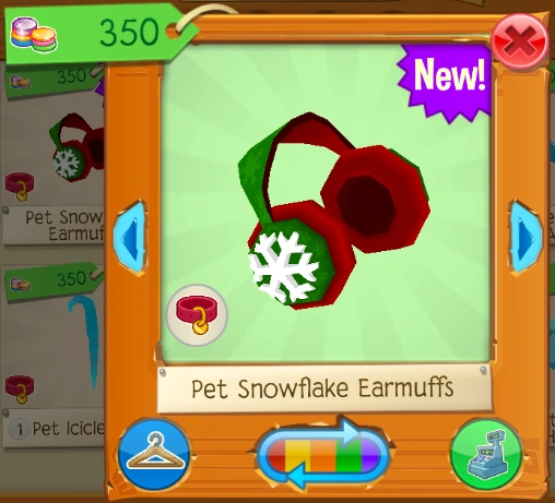 Pet Snowflake Earmuffs | Animal Jam Wiki | Fandom