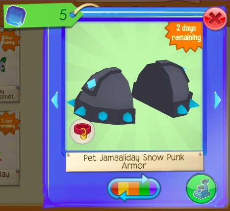 Pet Jamaaliday Snow Punk Armor | Animal Jam Wiki | Fandom