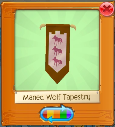 Maned Wolf Tapestry | Animal Jam Wiki | Fandom