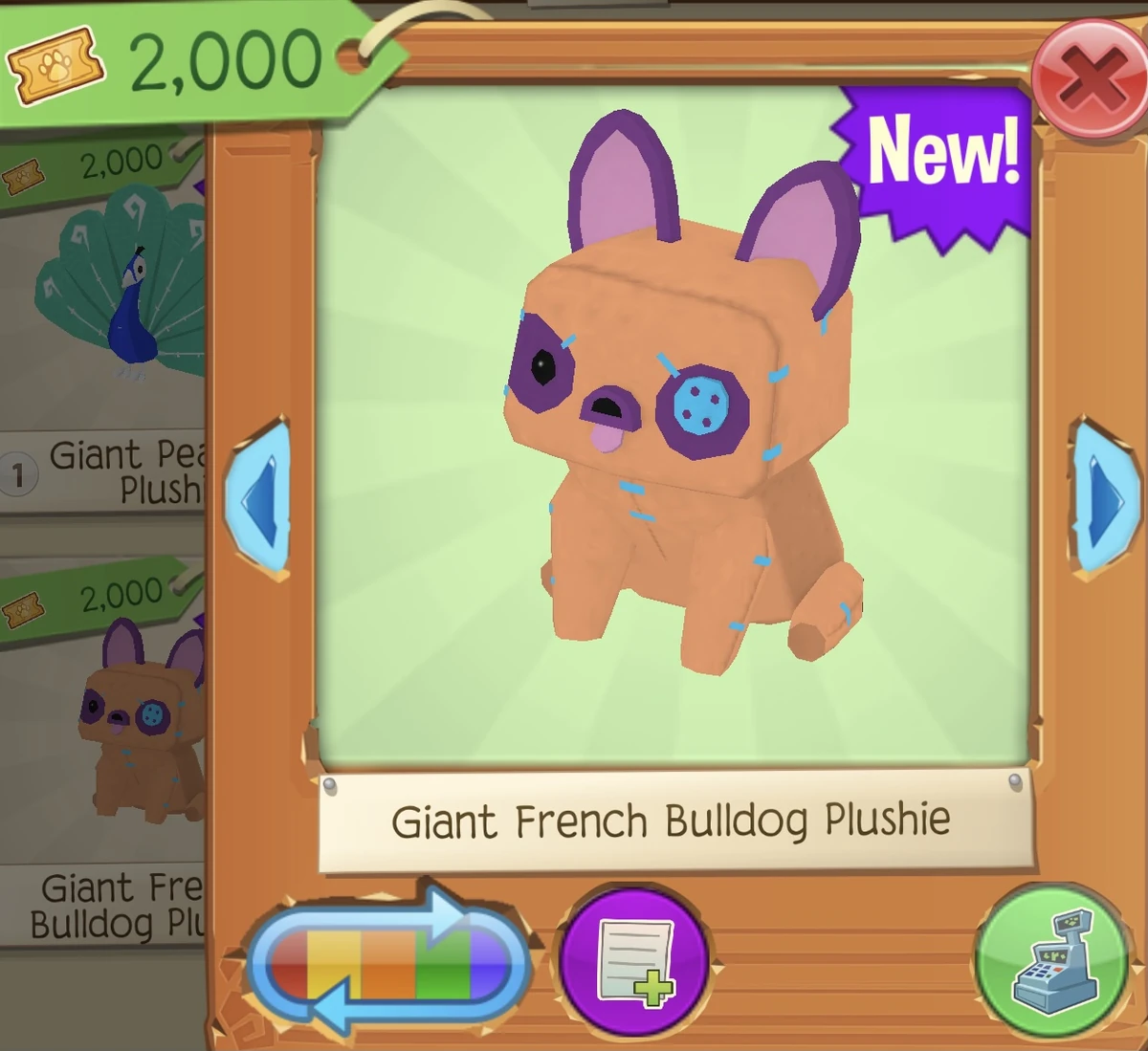 Giant French Bulldog Plushie | Animal Jam Wiki | Fandom