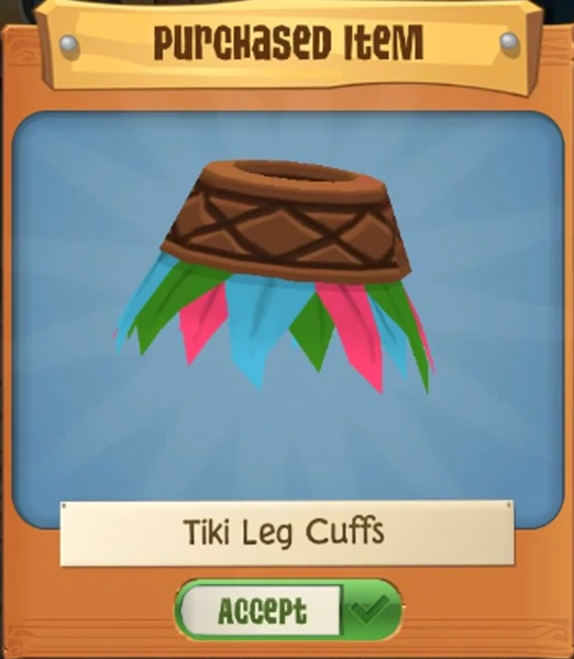 Tiki Leg Cuffs | Animal Jam Wiki | Fandom