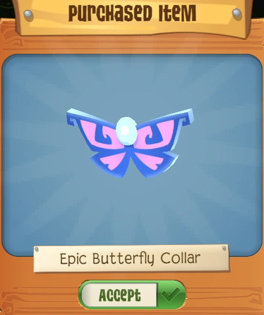Epic Butterfly Collar | Animal Jam Wiki | Fandom