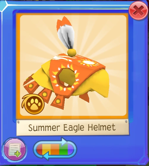 Summer Eagle Helmet | Animal Jam Wiki | Fandom