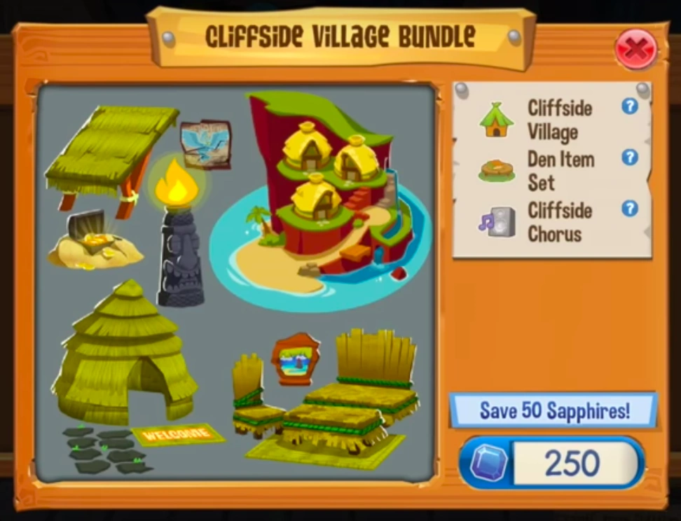 Cliffside Village Bundle | Animal Jam Wiki | Fandom