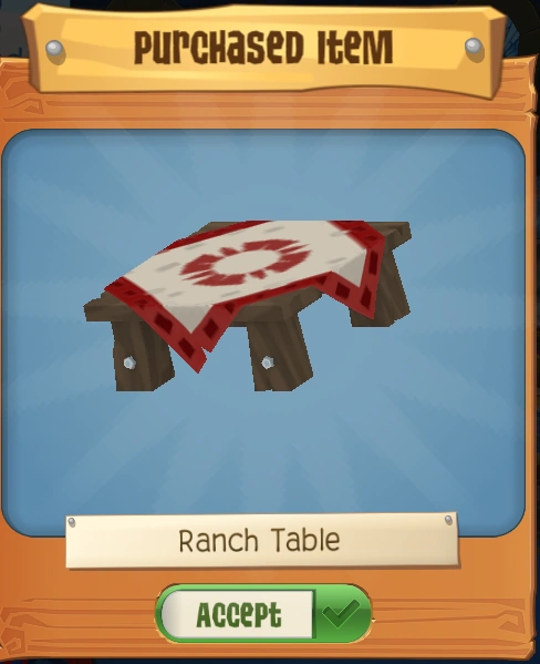 Ranch Table | Animal Jam Wiki | Fandom