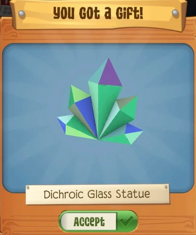 Dichroic Glass Statue | Animal Jam Wiki | Fandom