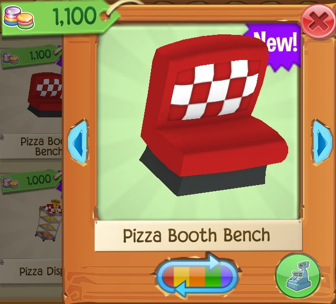 Pizza Booth Bench | Animal Jam Wiki | Fandom