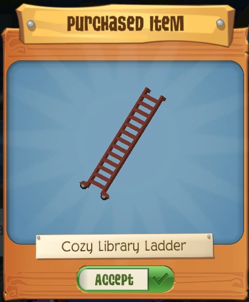 Cozy Library Ladder | Animal Jam Wiki | Fandom