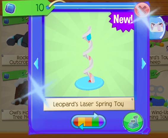 Leopard's Laser Spring Toy | Animal Jam Wiki | Fandom