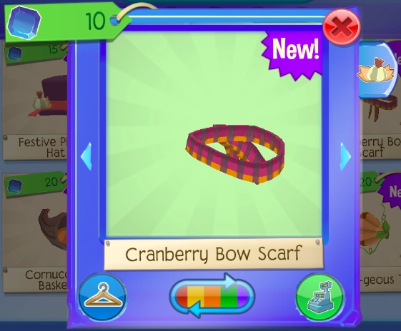 Cranberry Bow Scarf | Animal Jam Wiki | Fandom