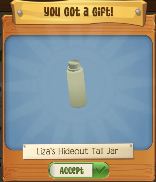 Liza's Hideout Tall Jar | Animal Jam Wiki | Fandom