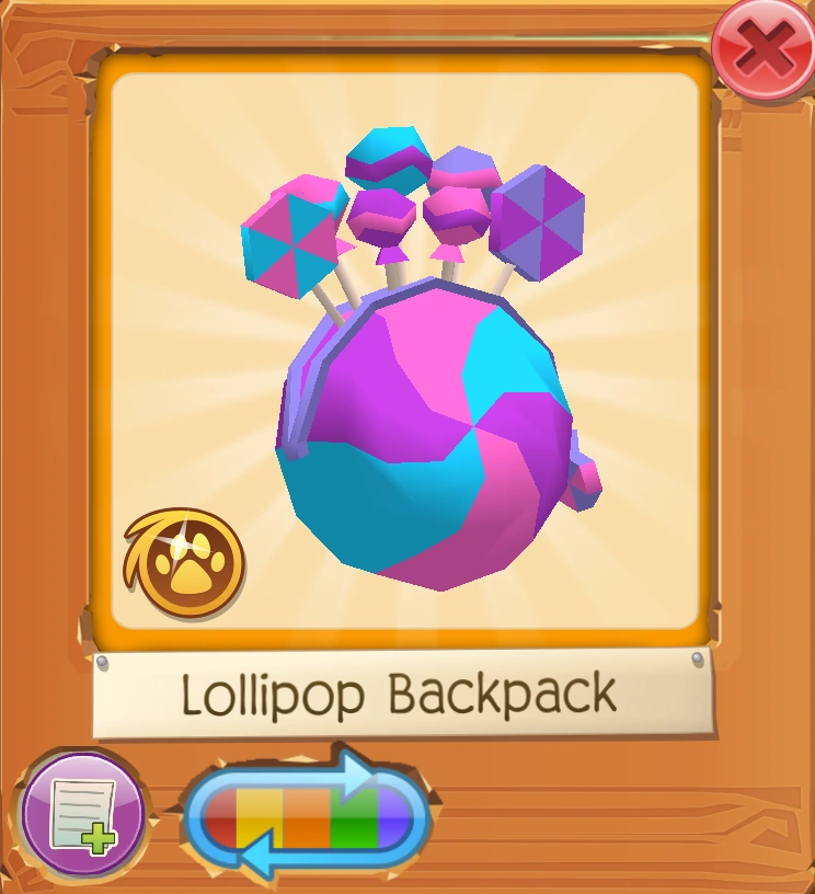 Lollipop Backpack | Animal Jam Wiki | Fandom