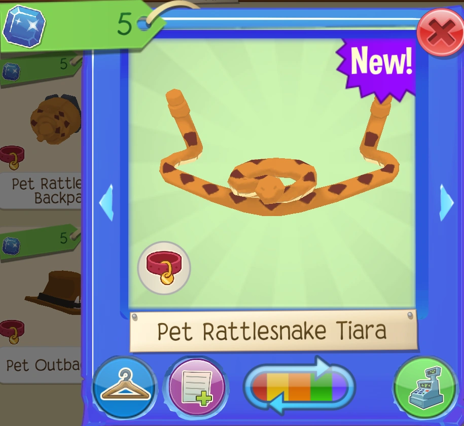 Pet Rattlesnake Tiara | Animal Jam Wiki | Fandom