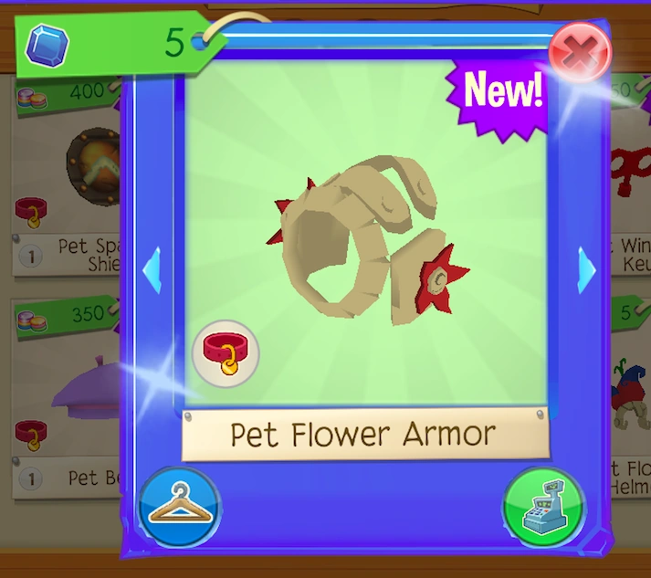 Pet Flower Armor | Animal Jam Wiki | Fandom