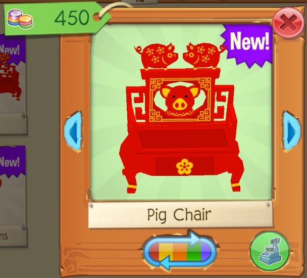 Pig Chair | Animal Jam Wiki | Fandom