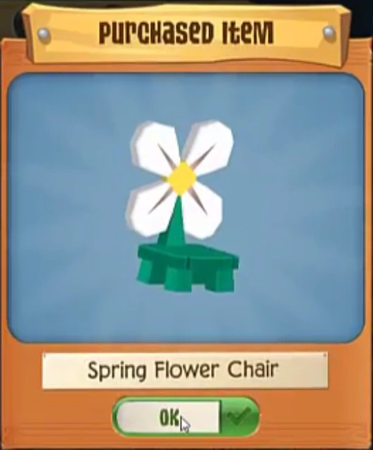 Spring Flower Chair | Animal Jam Wiki | Fandom
