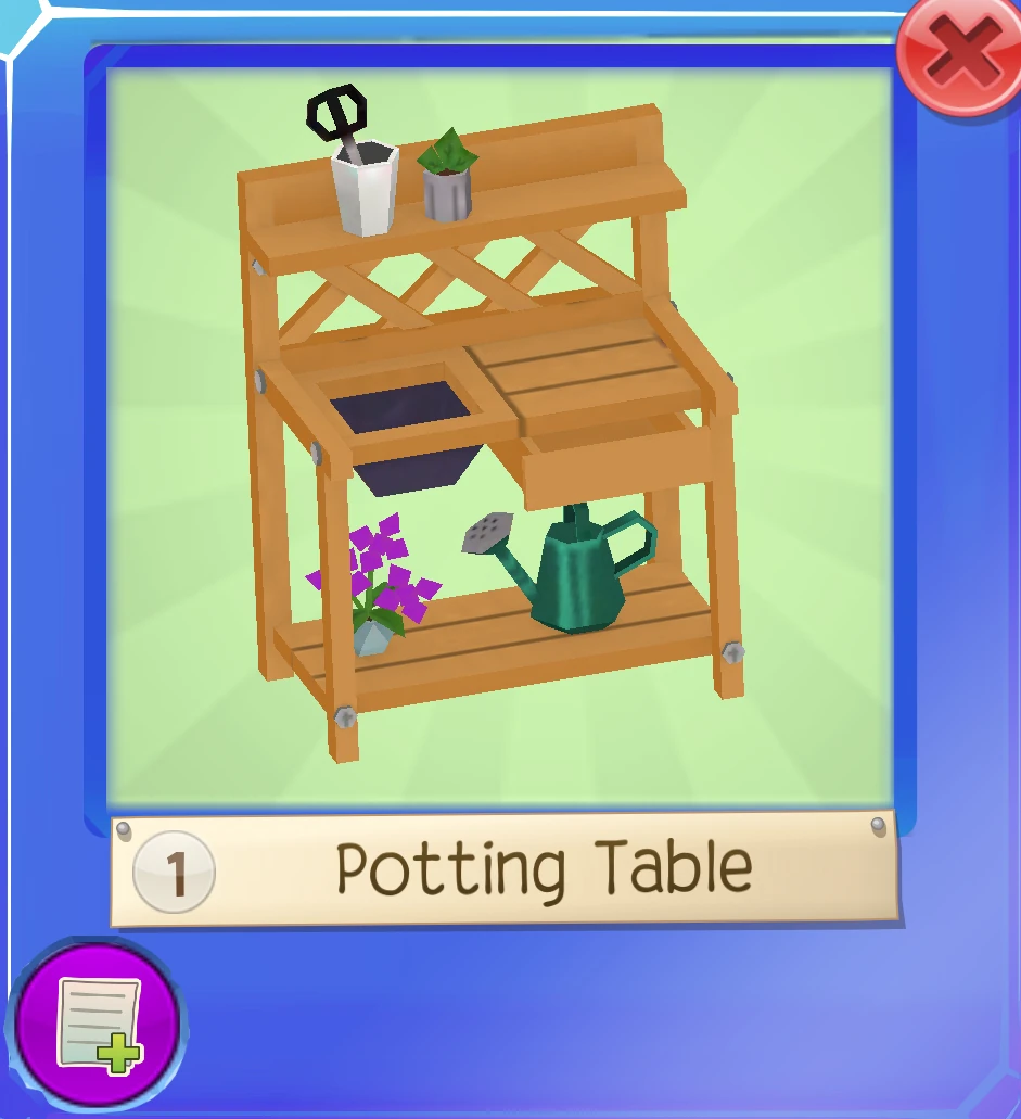 Potting Table | Animal Jam Wiki | Fandom