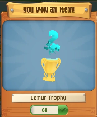 Lemur Trophy | Animal Jam Wiki | Fandom