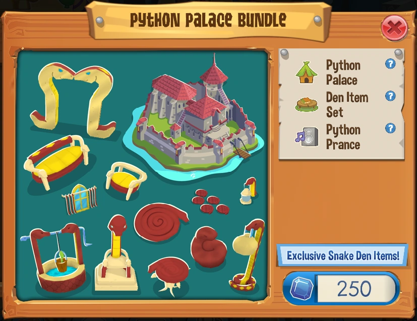 Python Palace Bundle | Animal Jam Wiki | Fandom
