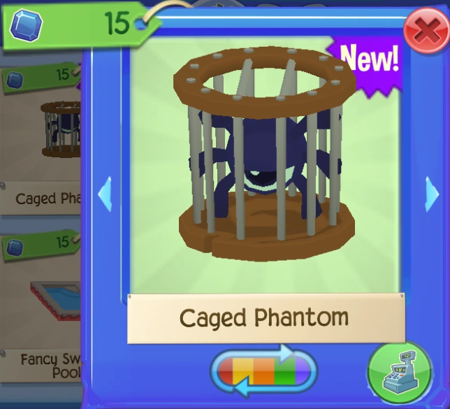 Caged Phantom (Sapphire) | Animal Jam Wiki | Fandom