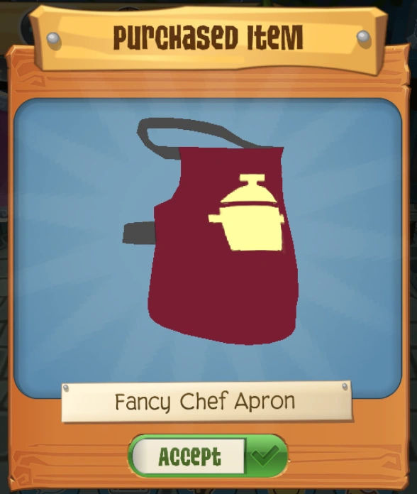 Fancy Chef Apron | Animal Jam Wiki | Fandom