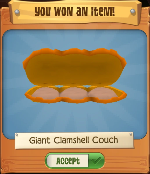 Giant Clamshell Couch | Animal Jam Wiki | Fandom