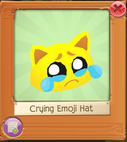 Crying Emoji Hat | Animal Jam Wiki | Fandom