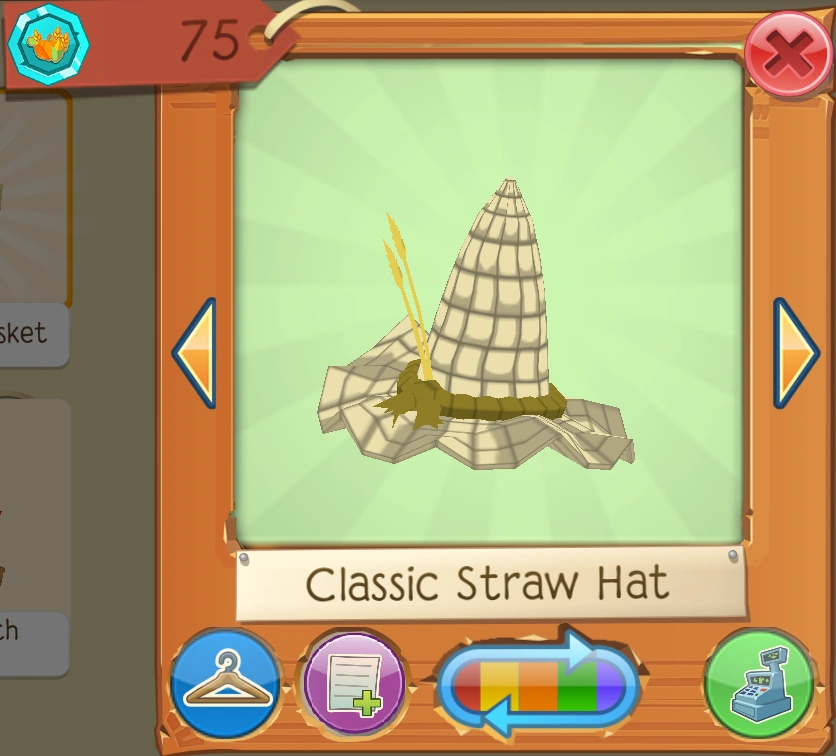 Classic Straw Hat | Animal Jam Wiki | Fandom