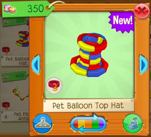 Pet Balloon Top Hat | Animal Jam Wiki | Fandom
