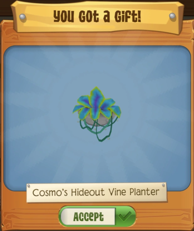 Cosmo's Hideout Vine Planter | Animal Jam Wiki | Fandom