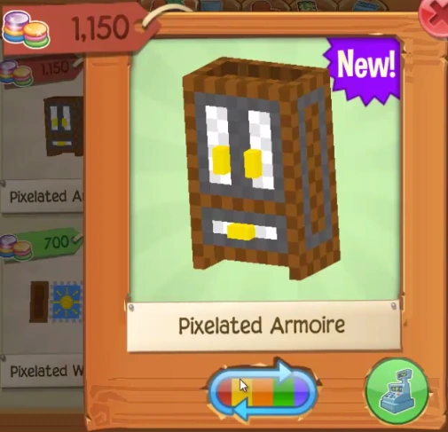 Pixelated Armoire | Animal Jam Wiki | Fandom