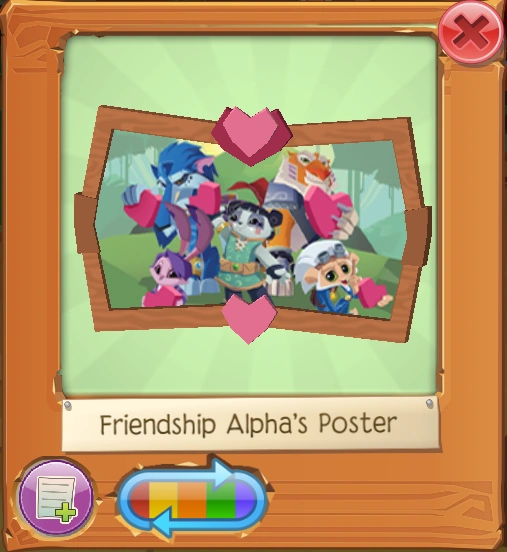 Friendship Alpha's Poster | Animal Jam Wiki | Fandom