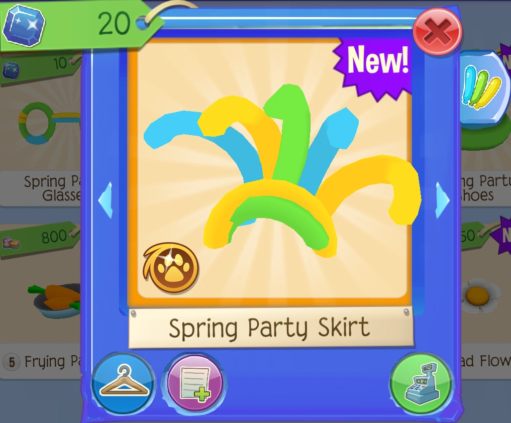 Spring Party Skirt | Animal Jam Wiki | Fandom