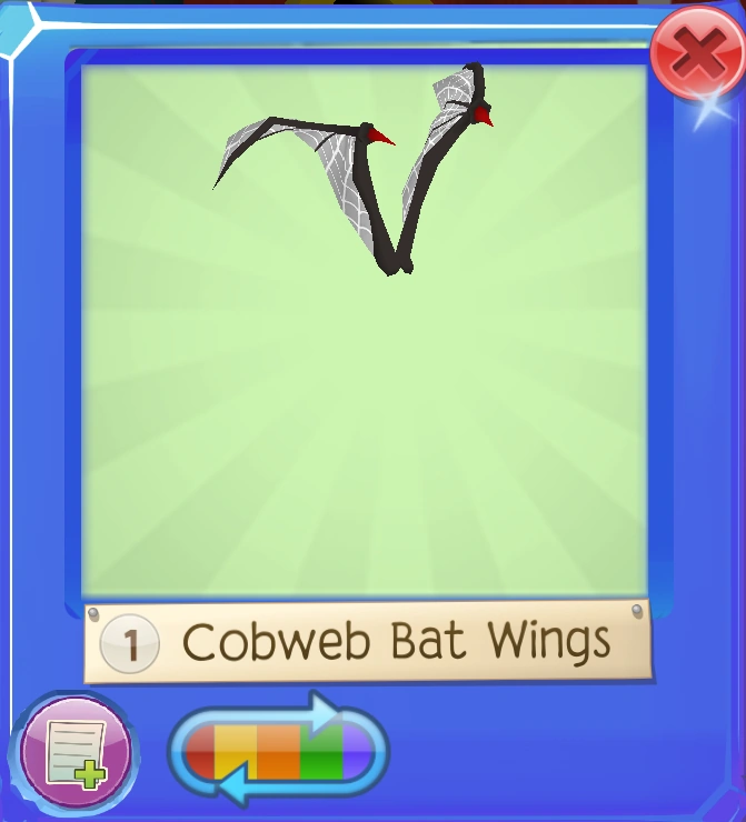 Cobweb Bat Wings | Animal Jam Wiki | Fandom