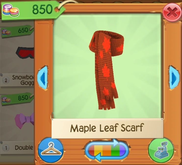 Maple Leaf Scarf | Animal Jam Wiki | Fandom