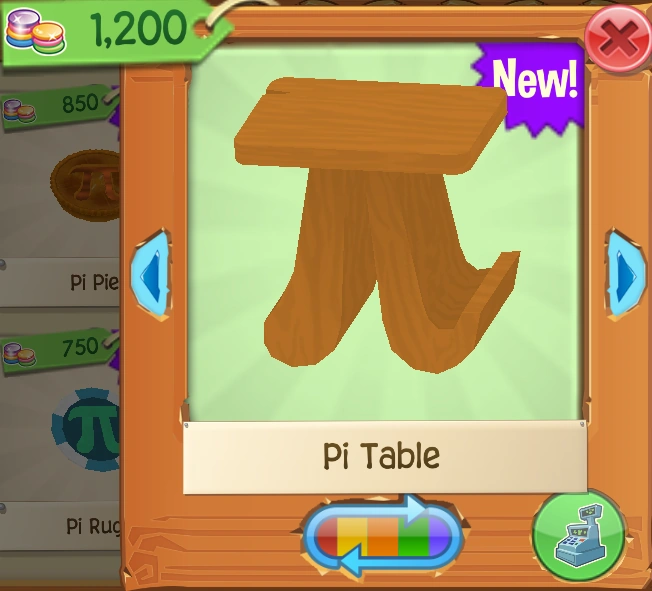 Pi Table | Animal Jam Wiki | Fandom