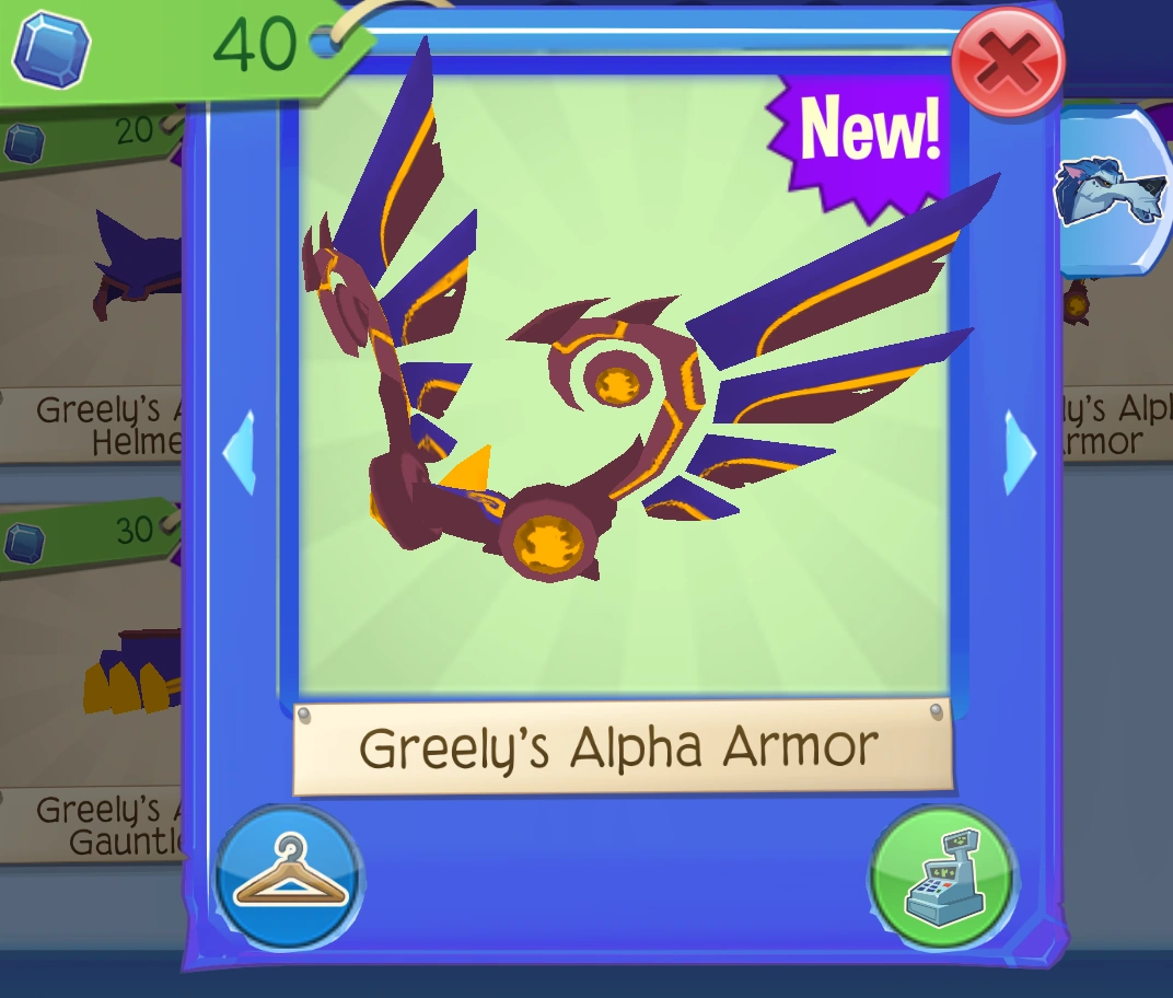 Greely's Alpha Armor | Animal Jam Wiki | Fandom