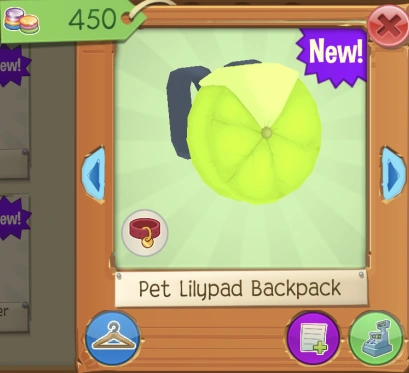 Pet Lilypad Backpack | Animal Jam Wiki | Fandom