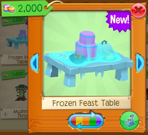 Frozen Feast Table | Animal Jam Wiki | Fandom
