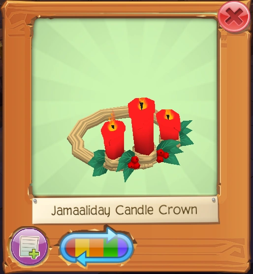 Jamaaliday Candle Crown/Unreleased | Animal Jam Wiki | Fandom