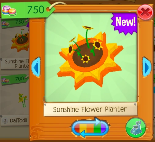 Sunshine Flower Planter | Animal Jam Wiki | Fandom