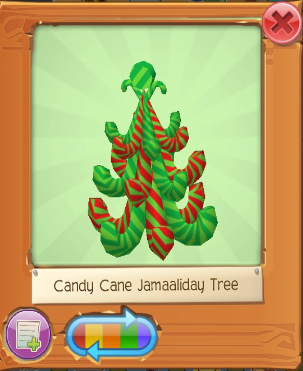 Candy Cane Jamaaliday Tree/Unreleased | Animal Jam Wiki | Fandom